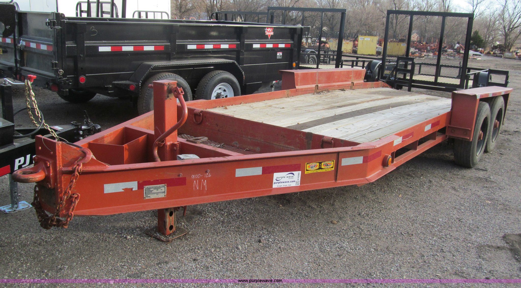 1998 Belshe T16 tandem axle equipment trailer in Wichita, KS | Item ...