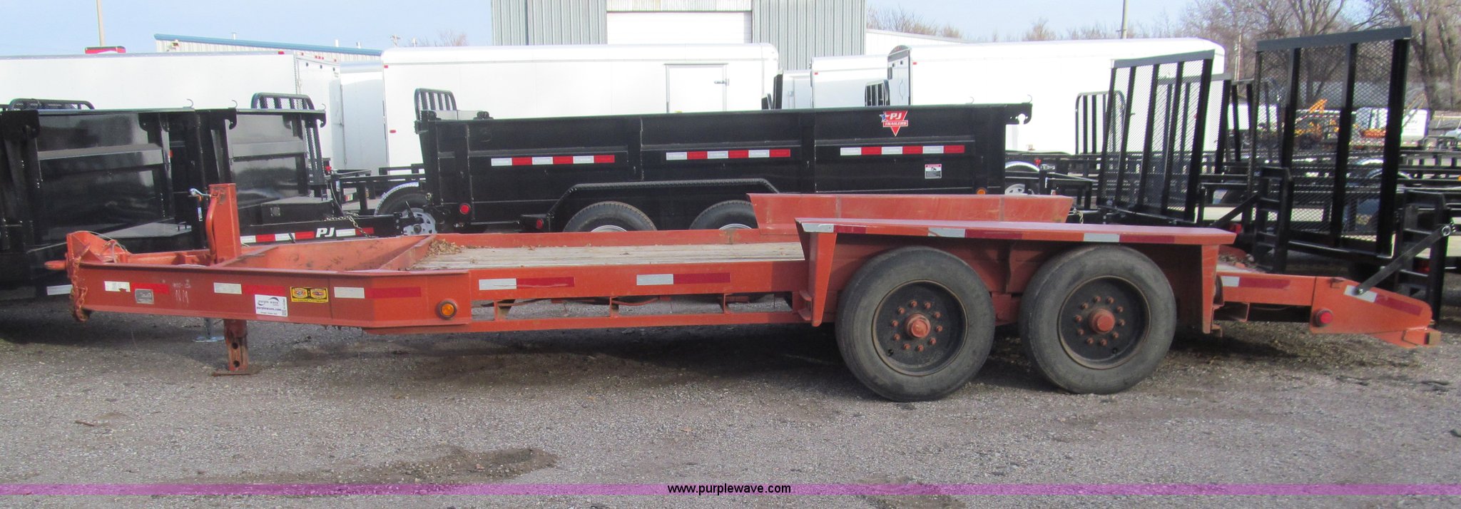 1998 Belshe T16 tandem axle equipment trailer in Wichita, KS | Item ...