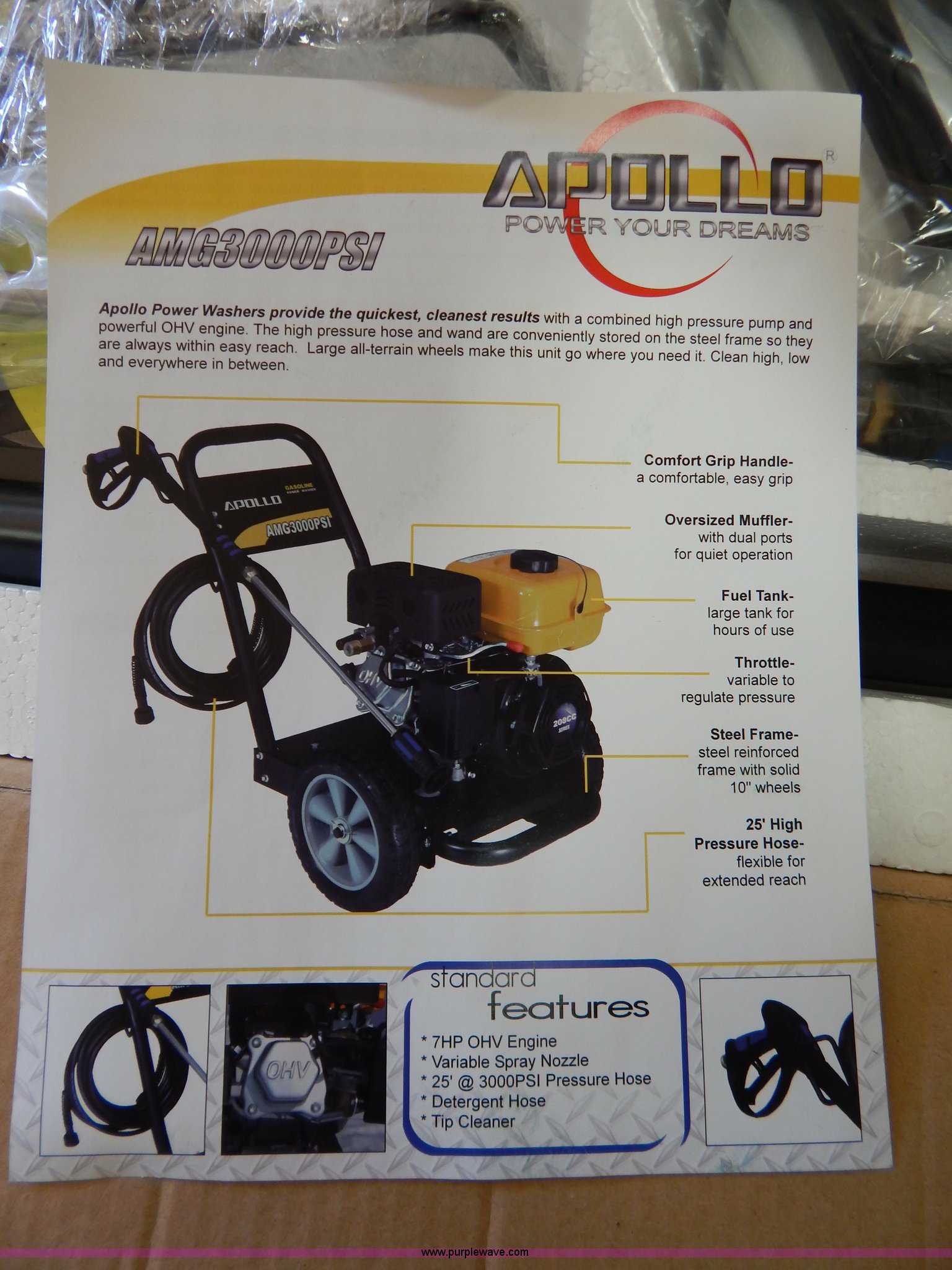 (2) Apollo AMG 3000 pressure washers in Farmington, MO | Item AO9229 ...