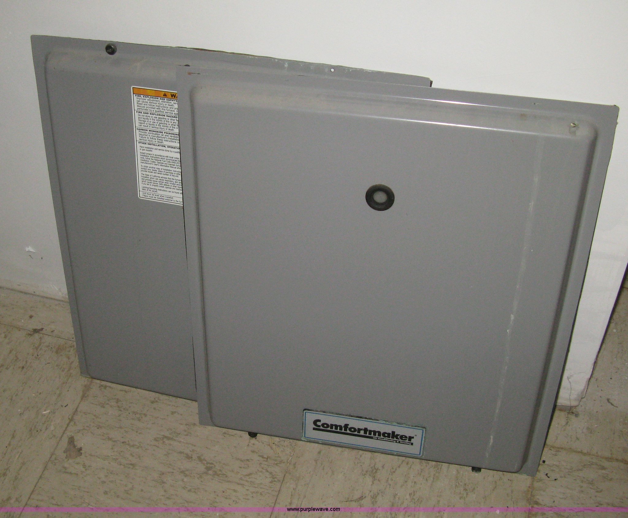 (2) Comfortmaker updraft furnaces and A coil units in Lyons, KS | Item ...