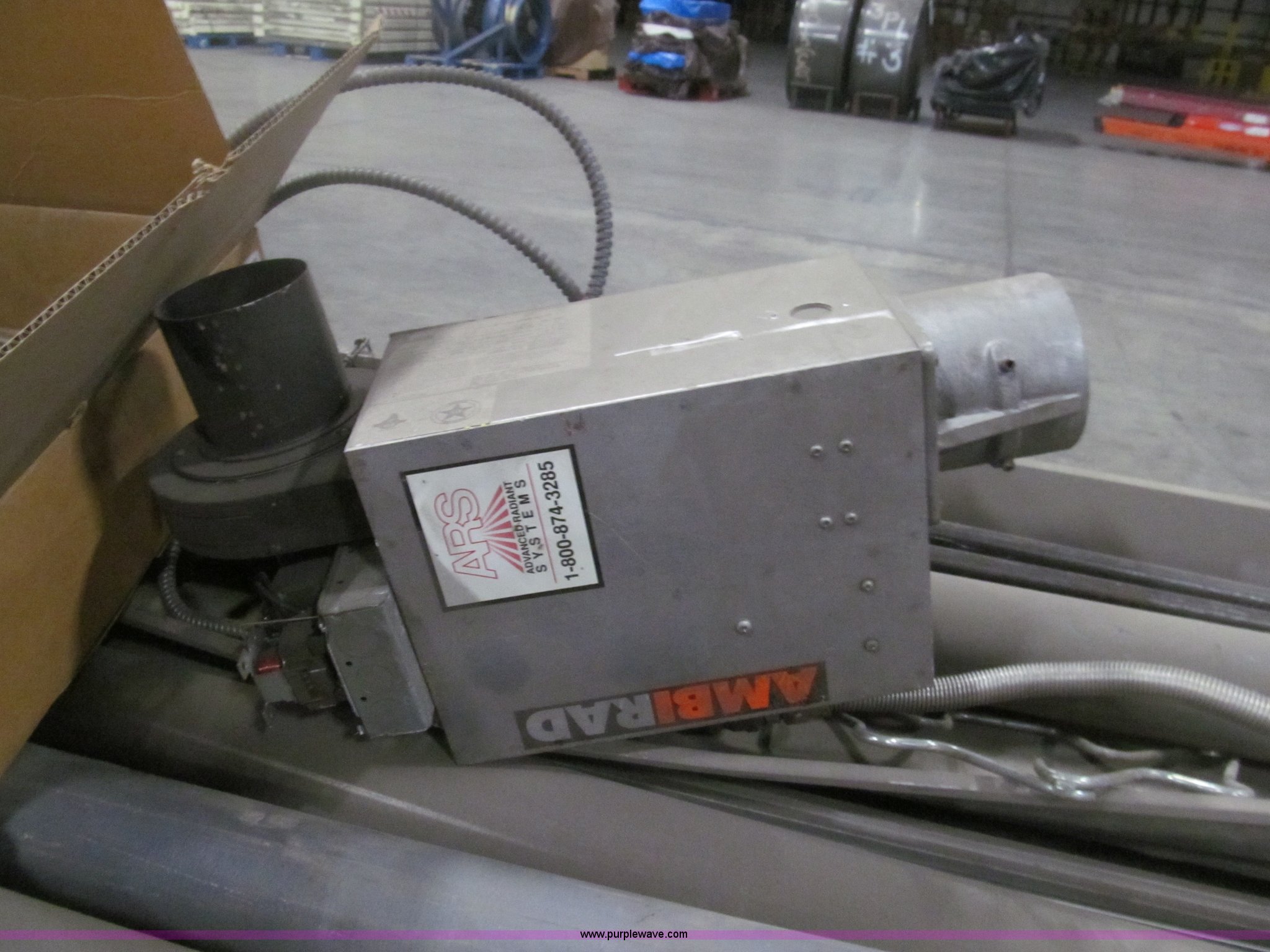 Ambirad PT200 tubular infrared radiant heater in Park City, KS | Item ...