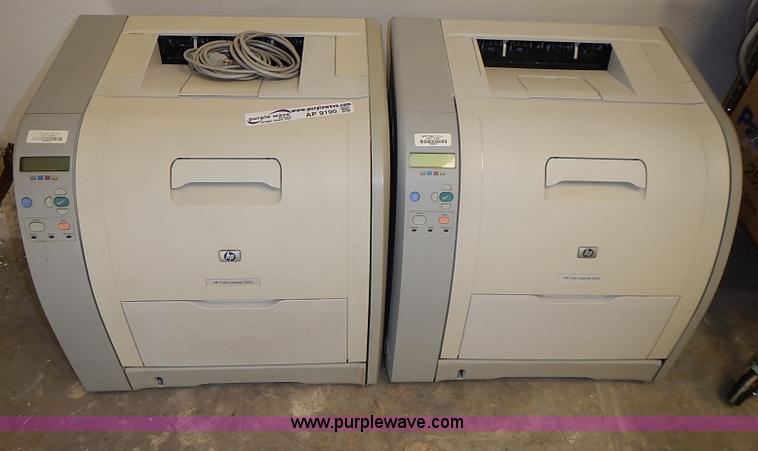 (2) HP Color LaserJet 3550 in Spring Hill, KS | Item AP9190 sold ...