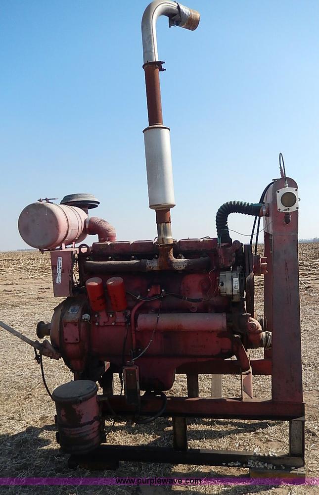 International 414 six cylinder diesel irrigation engine in Great Bend ...