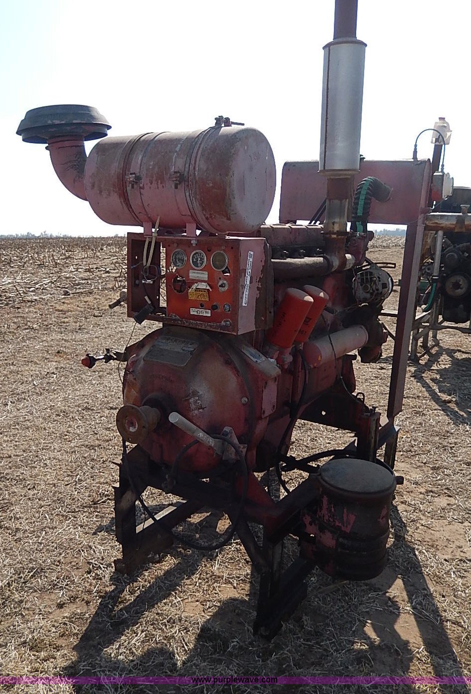 International 414 six cylinder diesel irrigation engine in Great Bend ...
