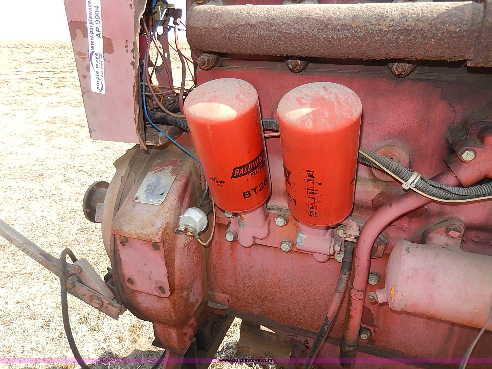 International 414 six cylinder diesel irrigation engine in Great Bend ...