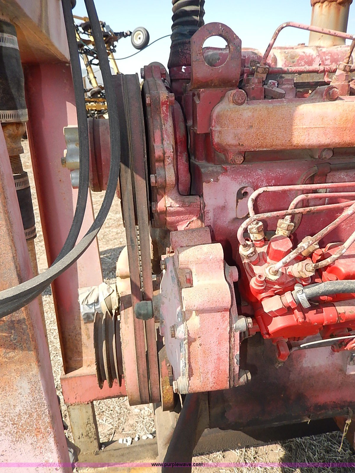International 414 six cylinder diesel irrigation engine in Great Bend ...
