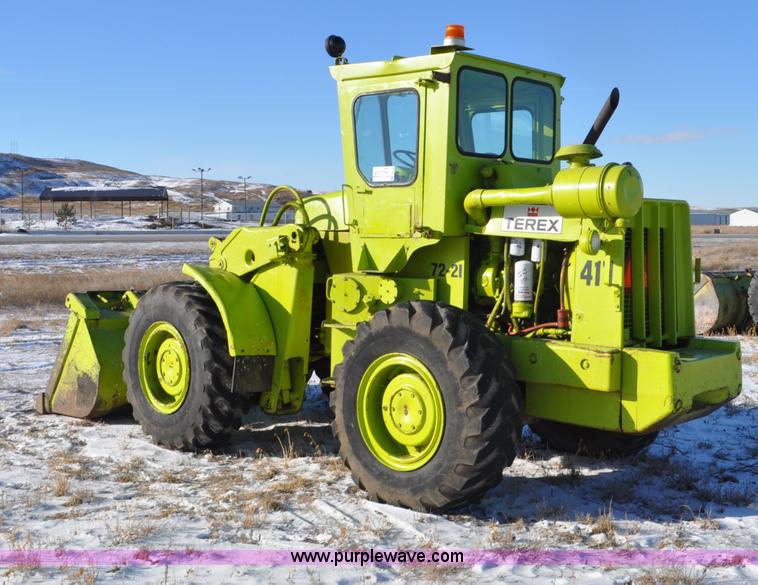 1969 Terex 72-21 AA loader in Ft. Pierre, SD | Item G6393 sold | Purple ...