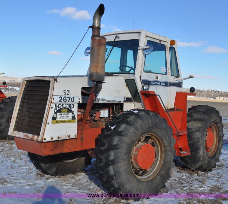 1975 Case 2670 4WD tractor in Ft. Pierre, SD | Item G6395 sold | Purple ...