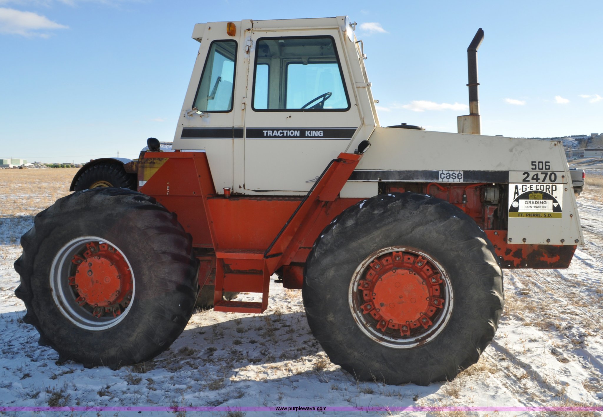 1975 Case 2470 4WD tractor in Ft. Pierre, SD | Item G6396 sold | Purple ...