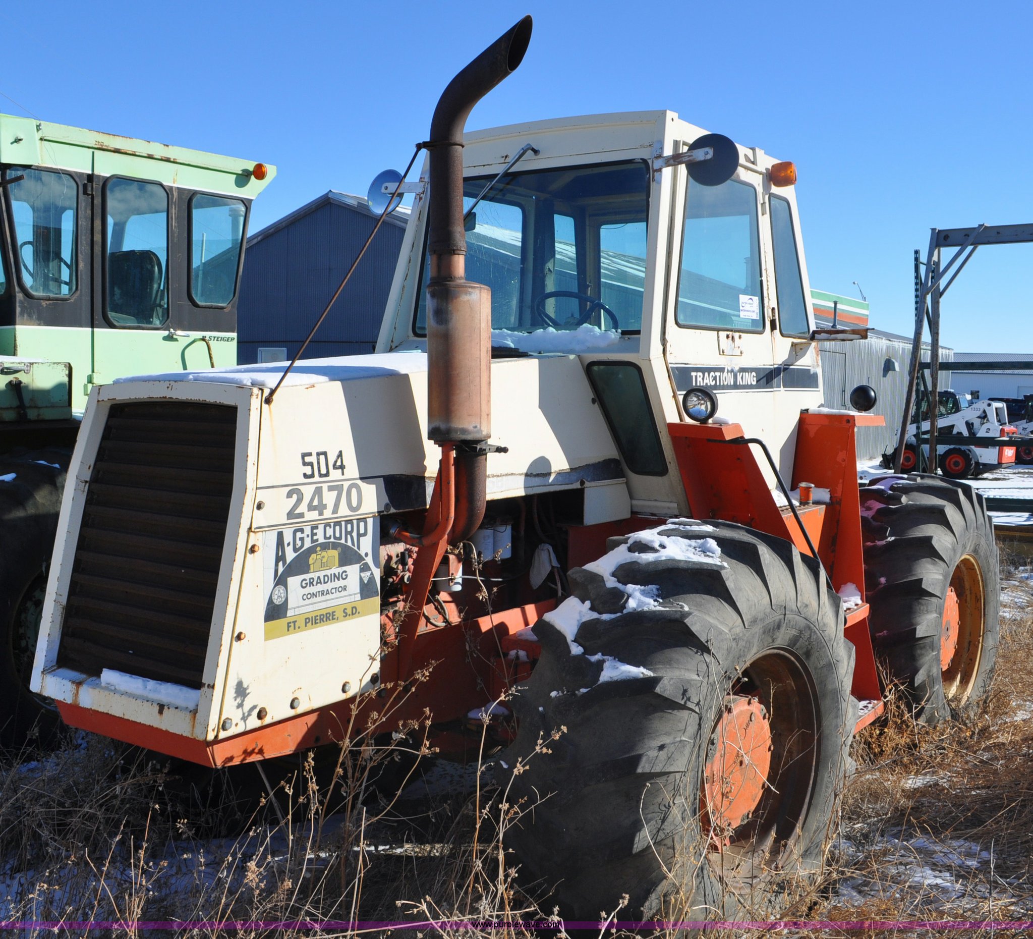 1973 Case 2470 4WD tractor in Ft. Pierre, SD | Item G6407 sold | Purple ...
