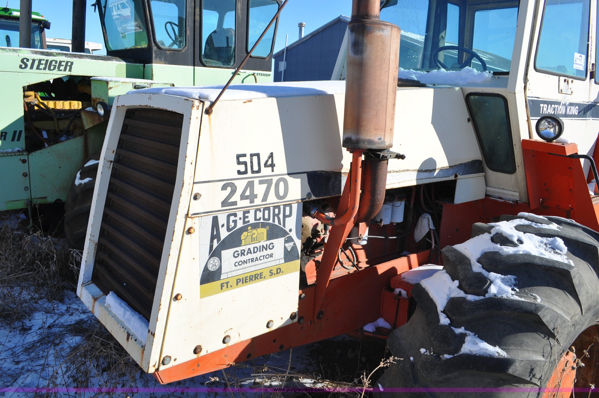 1973 Case 2470 4WD tractor in Ft. Pierre, SD | Item G6407 sold | Purple ...