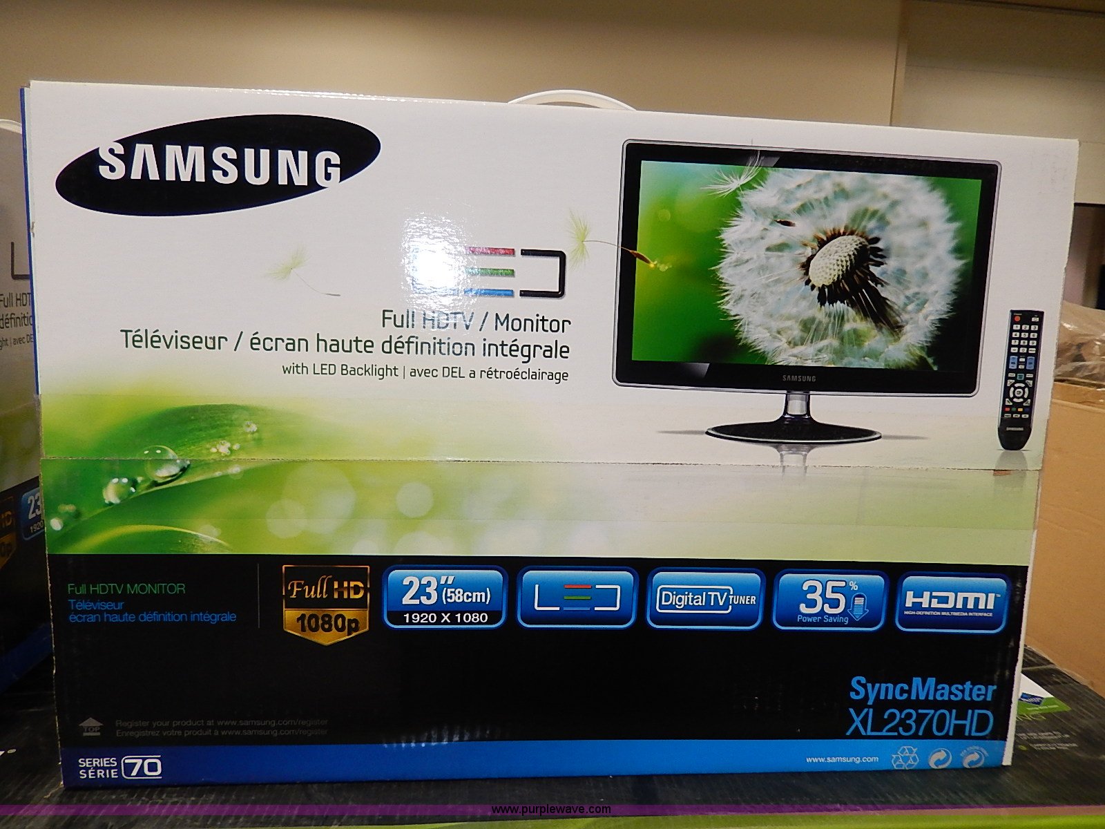 Samsung 23" LED television in Manhattan, KS | Item AZ9245 sold | Purple ...