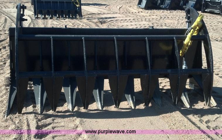 72" E-series root rake grapple in Newton, KS | Item C1893 sold | Purple Wave