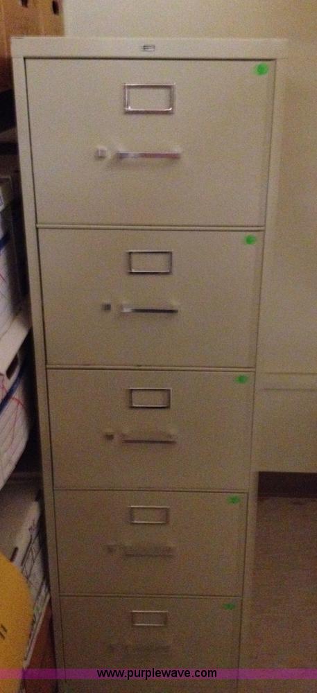 Five drawer letter size file cabinet in Wichita, KS | Item C1839 sold ...