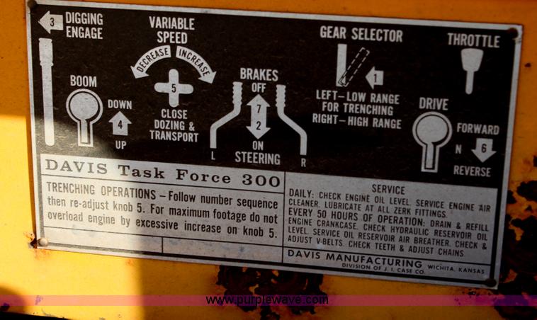 Davis Task Force 300 trencher in Perry, KS | Item H1456 sold | Purple Wave