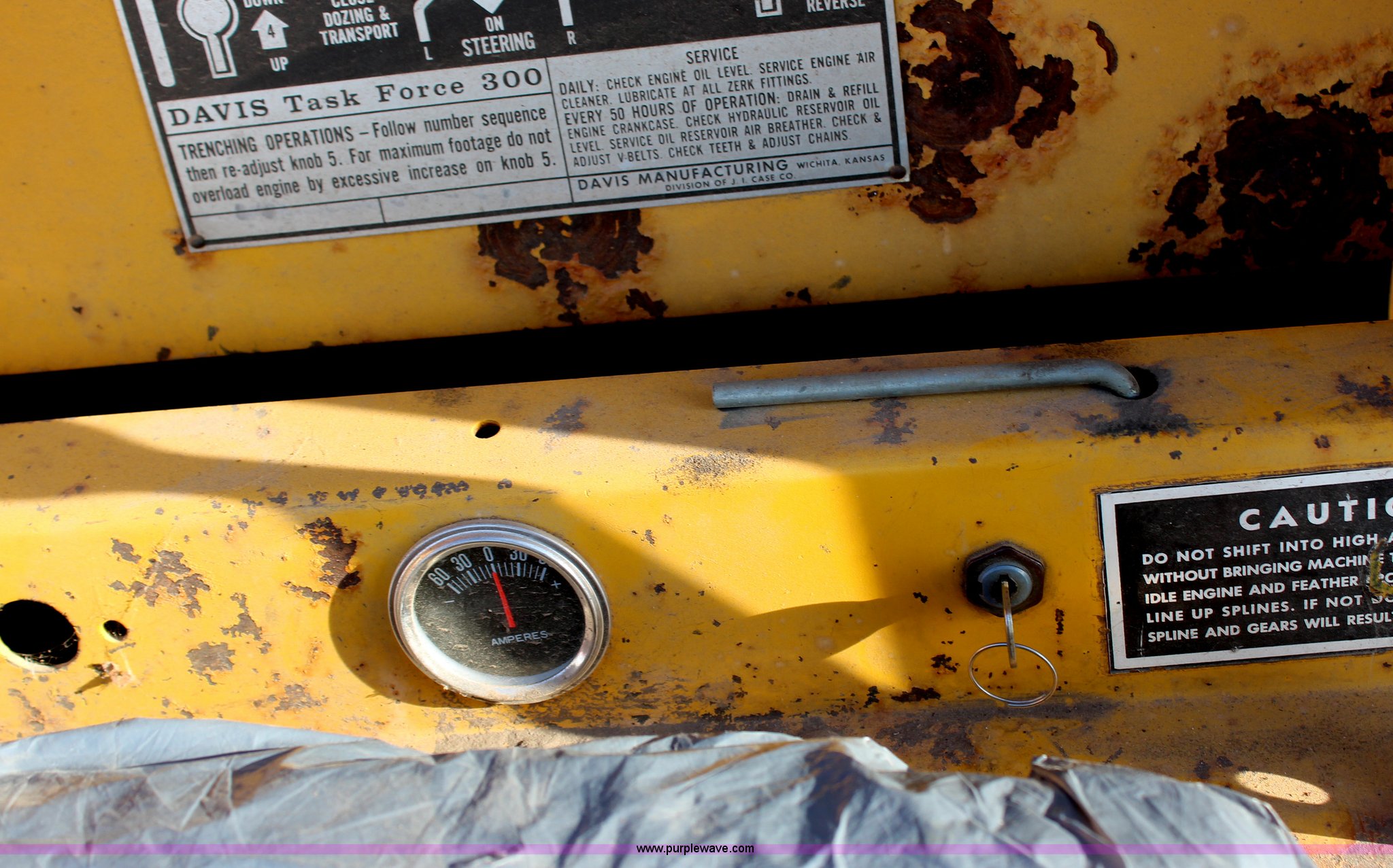 Davis Task Force 300 trencher in Perry, KS | Item H1456 sold | Purple Wave