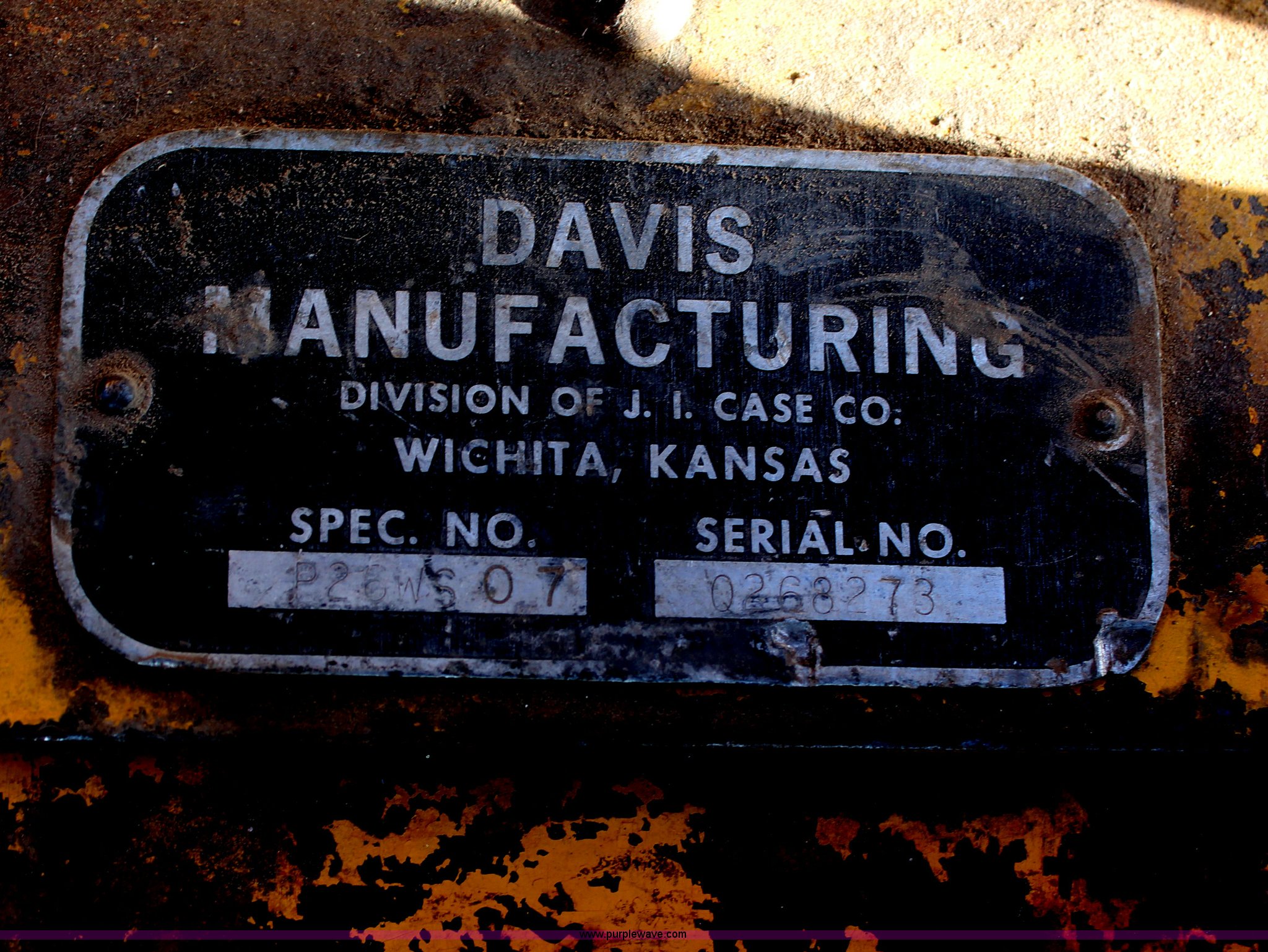 Davis Task Force 300 trencher in Perry, KS | Item H1456 sold | Purple Wave