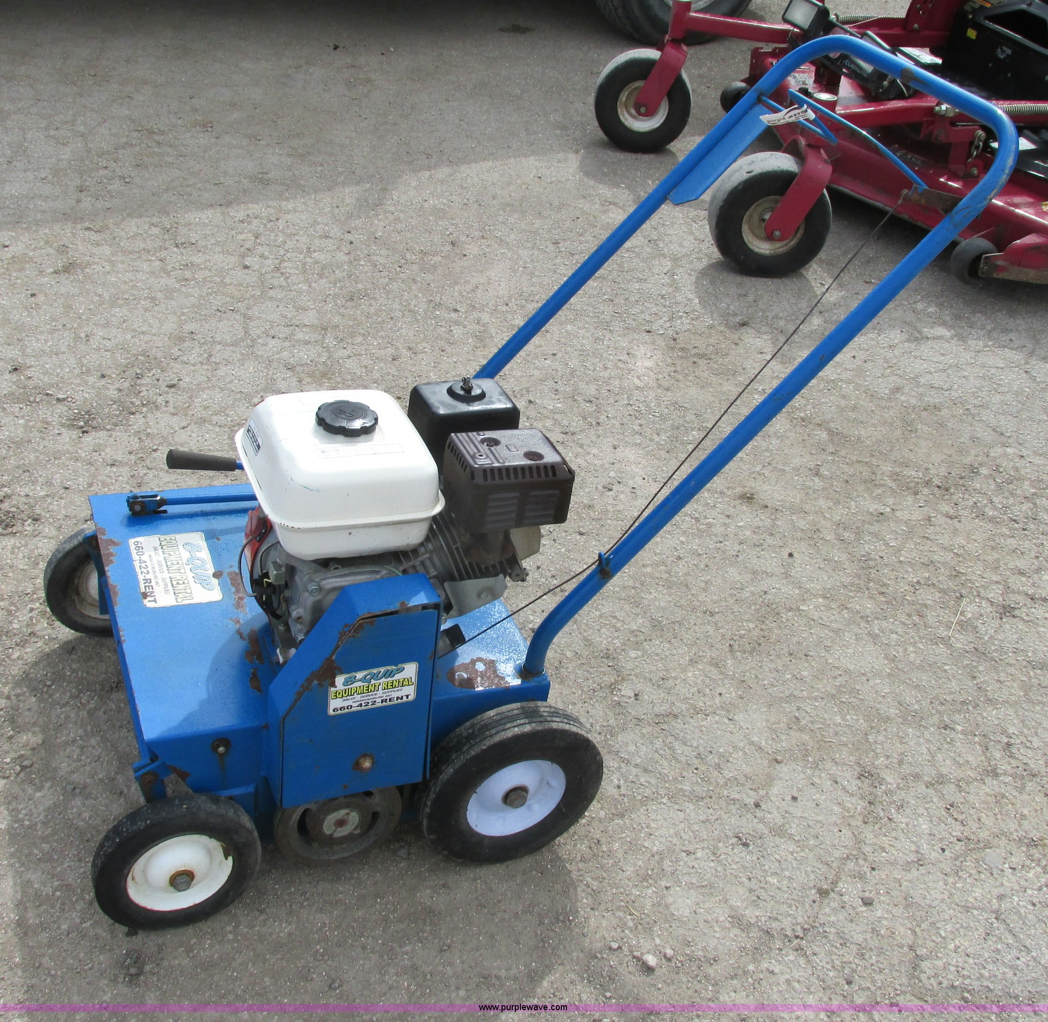 Blue Bird 520 lawn comber commercial dethatcher/power rake in ...