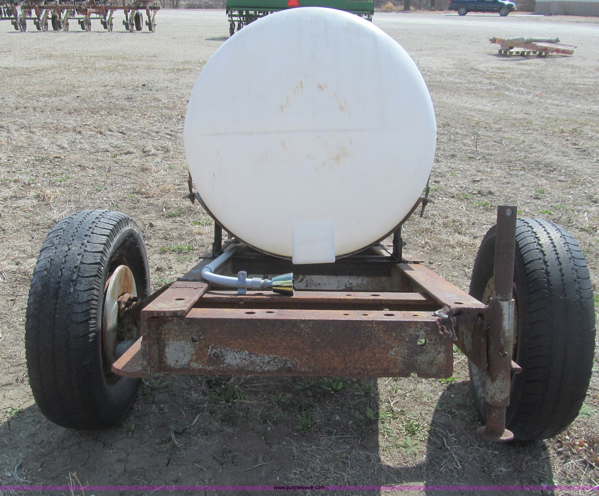 120 gallon poly water tank trailer in Downs, KS | Item AY9769 sold ...