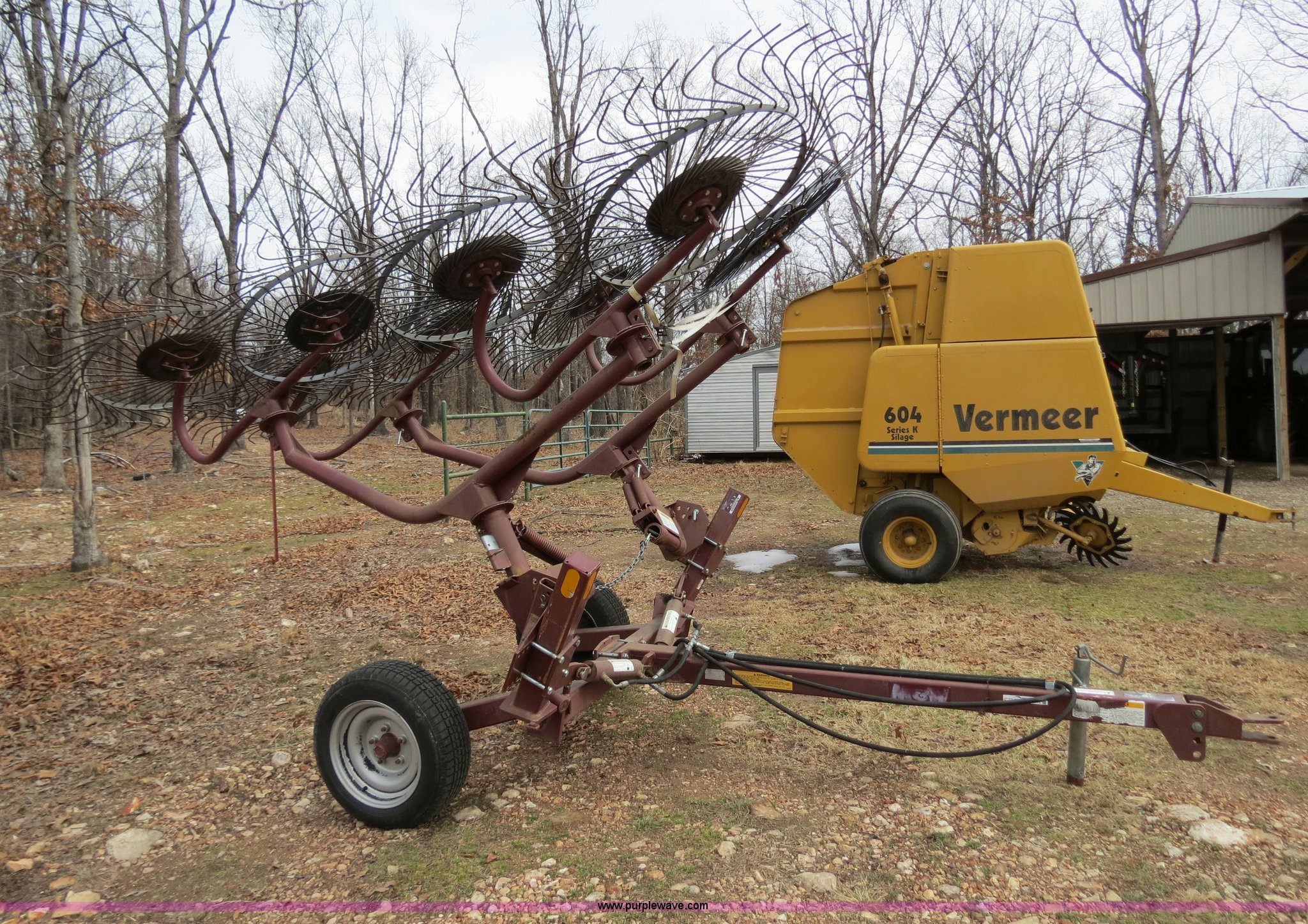 M&W ER-8 wheel rake in Stilwell, OK | Item S9715 sold | Purple Wave