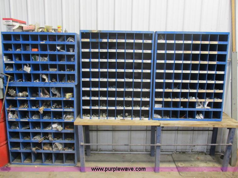 Four piece bolt/hardware storage shelving in Norwood, MN | Item E5381 ...