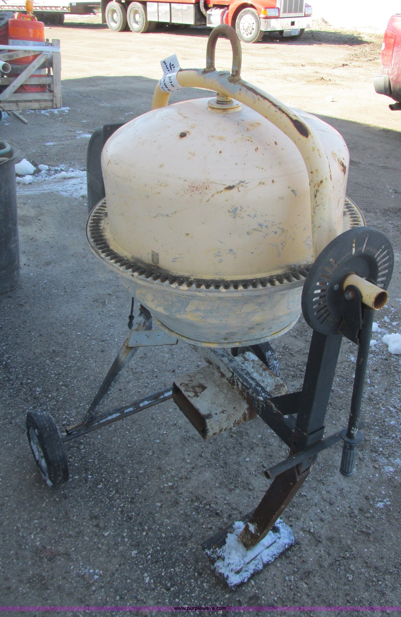 CME35 cement mixer in Norwood, MN | Item E5401 sold | Purple Wave