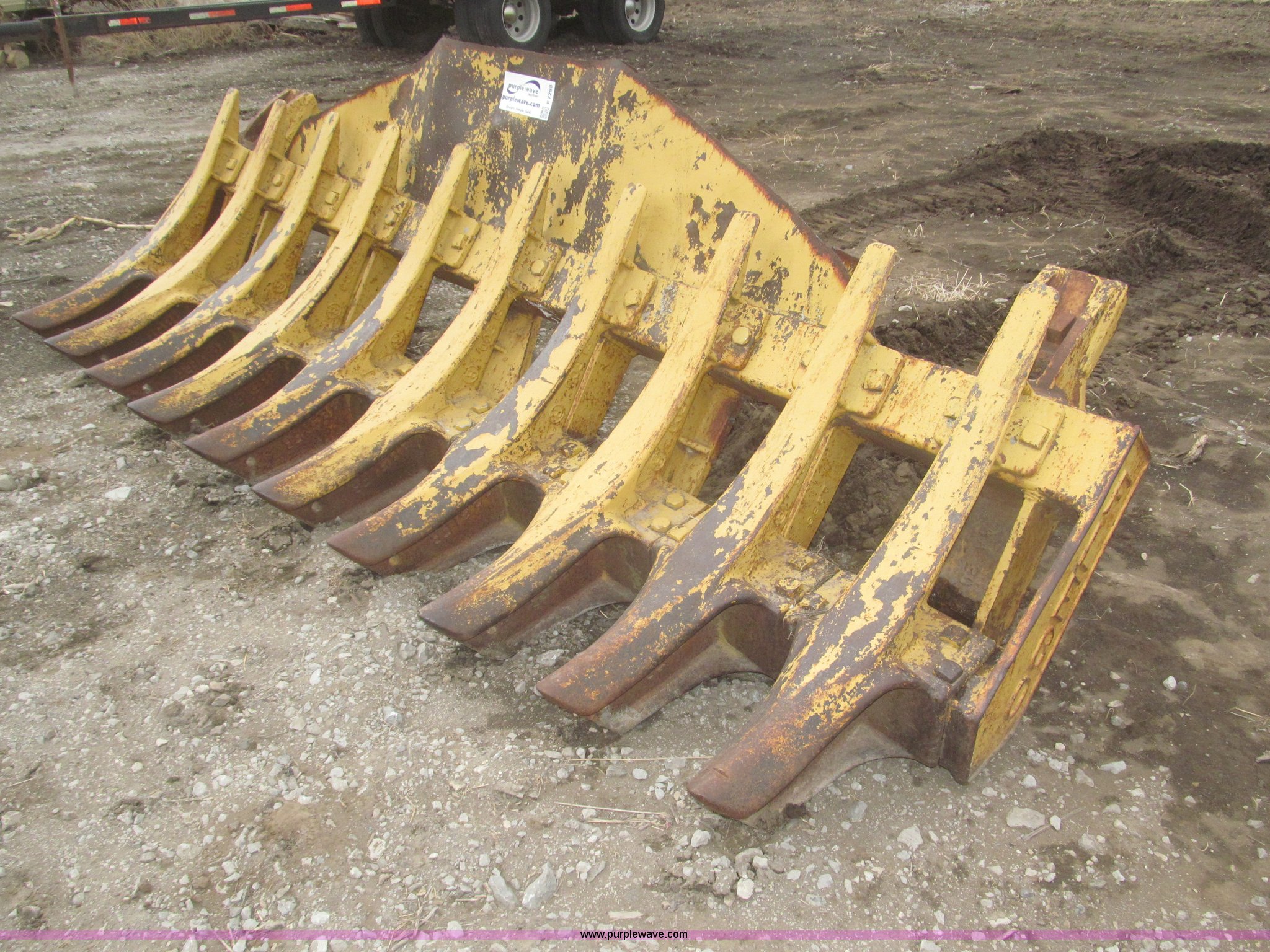 Fleco 11' root rake in Elliott, IA | Item F7298 sold | Purple Wave