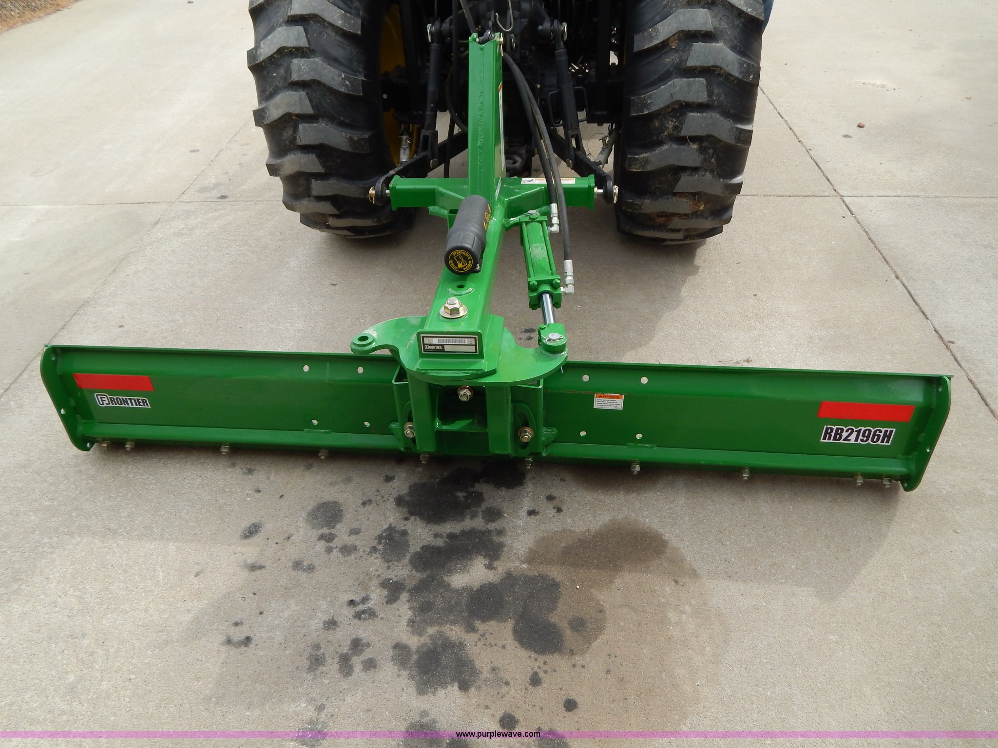 2013 Frontier RB2196H 8' rear tractor blade in Oak Grove, MO | Item ...