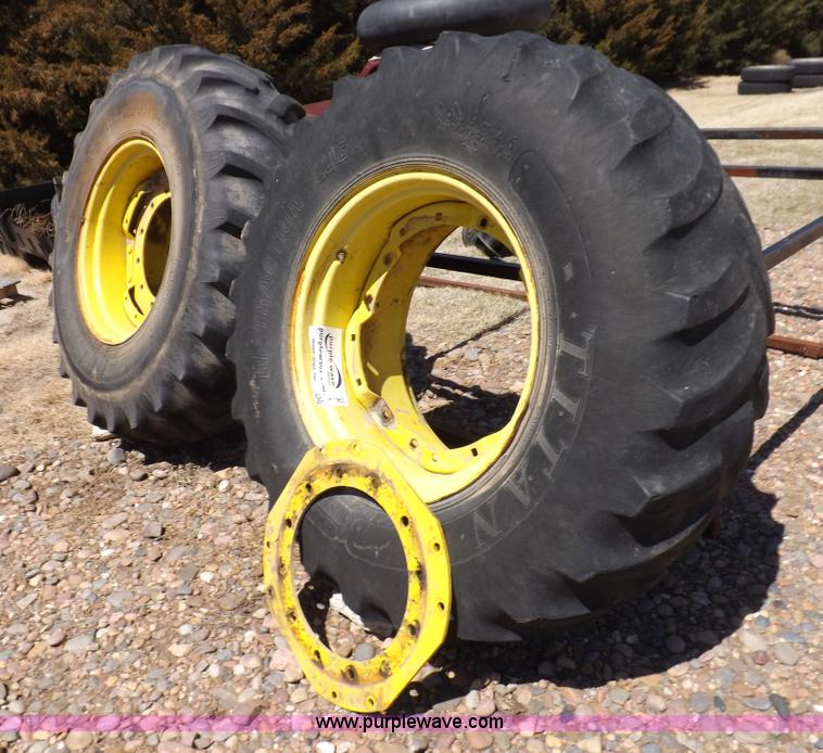 (2) John Deere wheels in Ulysses, KS | Item H1963 sold | Purple Wave