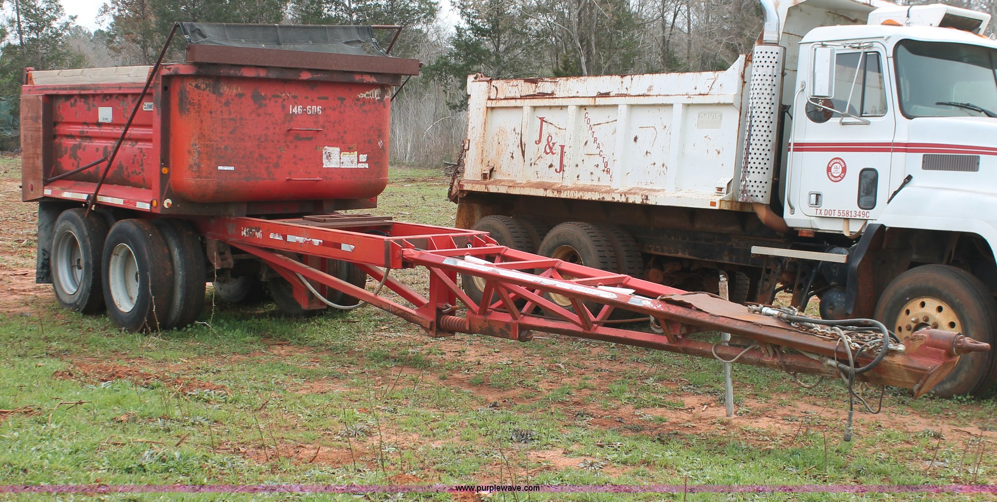 1995 Clement tandem axle pup trailer in Jacksonville, TX | Item AK9664 ...