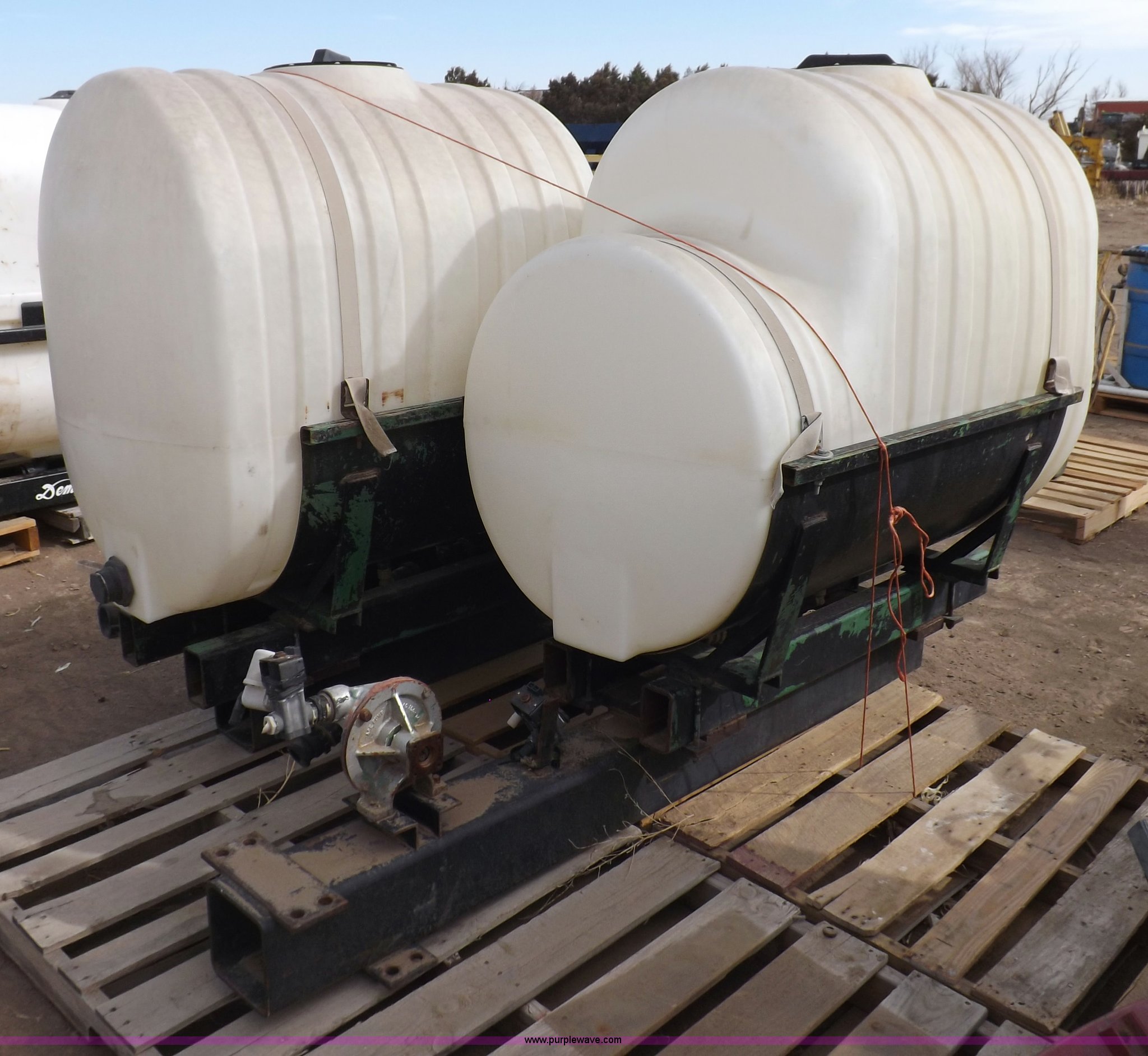 (2) 250 gallon poly chemical tanks in Deerfield, KS | Item H1990 sold ...