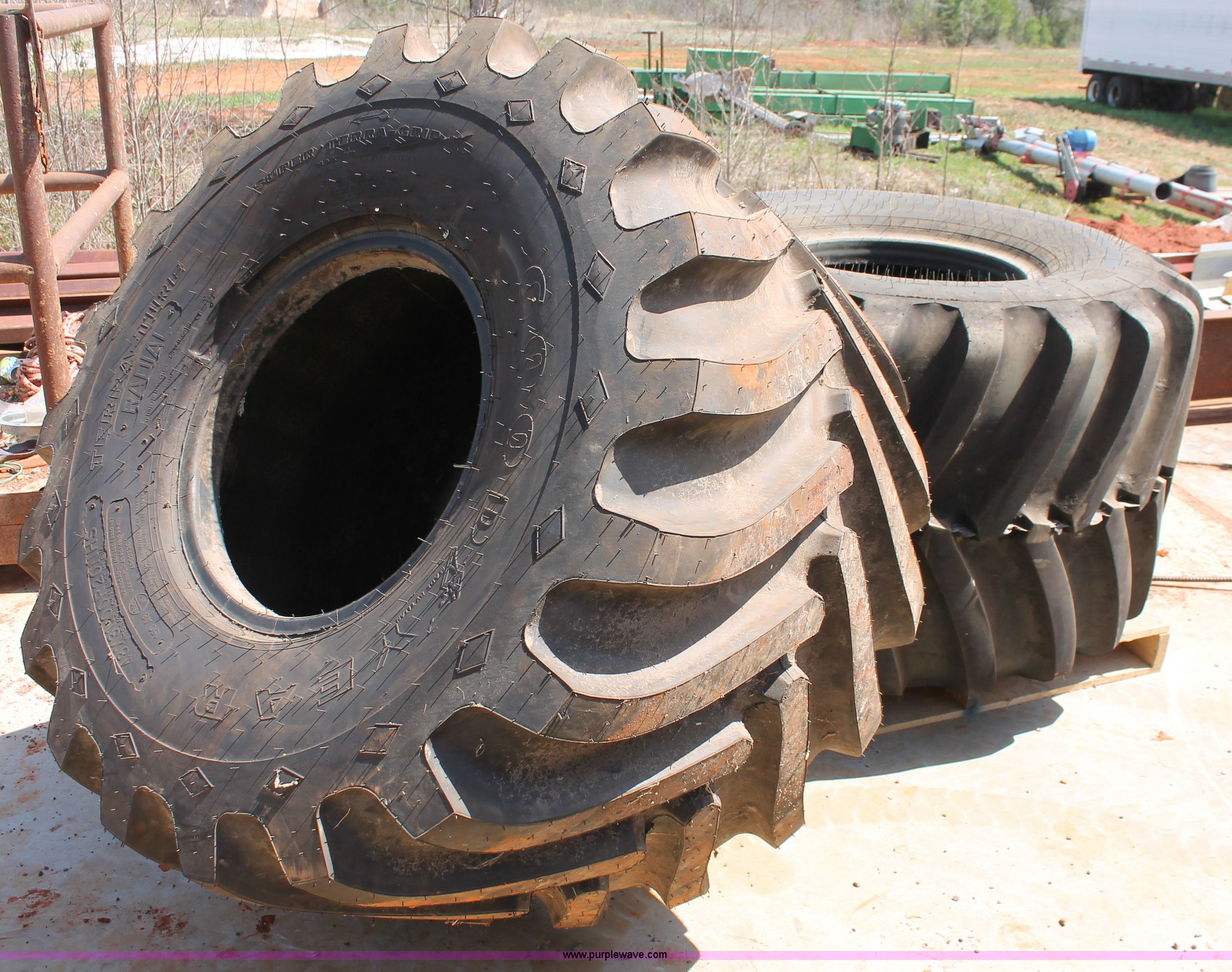 (2) 48x31.00R20 NHS floatation tires in Jacksonville, TX | Item H5733 ...