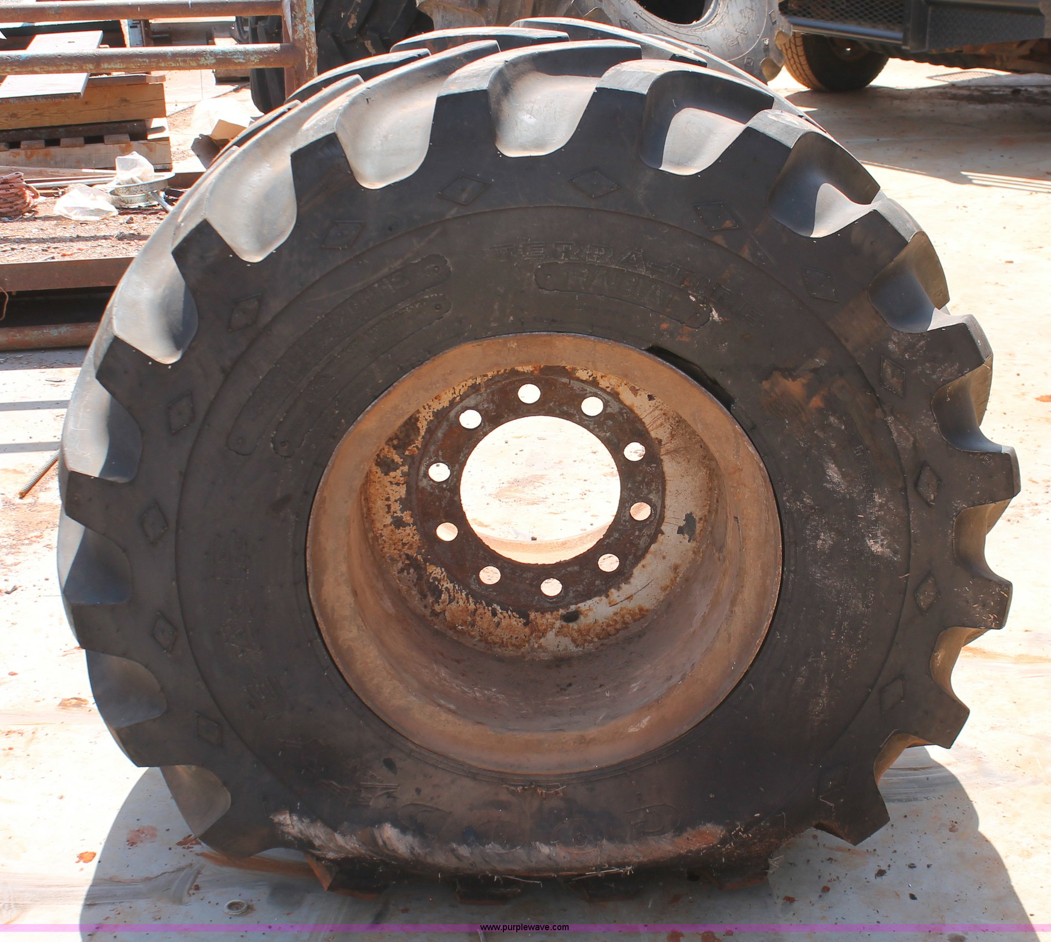 Goodyear Terra-Tire radial 48x31.00R20 NHS floatation tire and wheel in ...