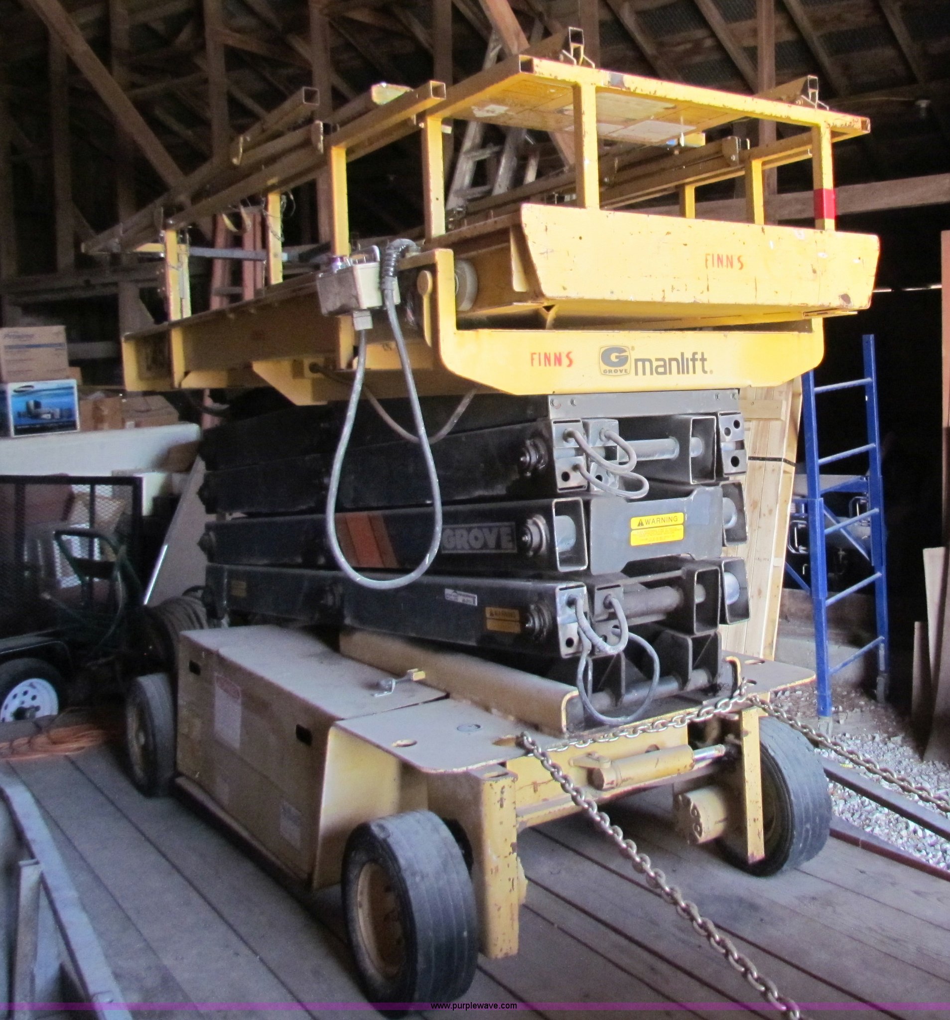 1991 Grove SM3146E electric scissor lift in Winfield, KS | Item AN9914 ...