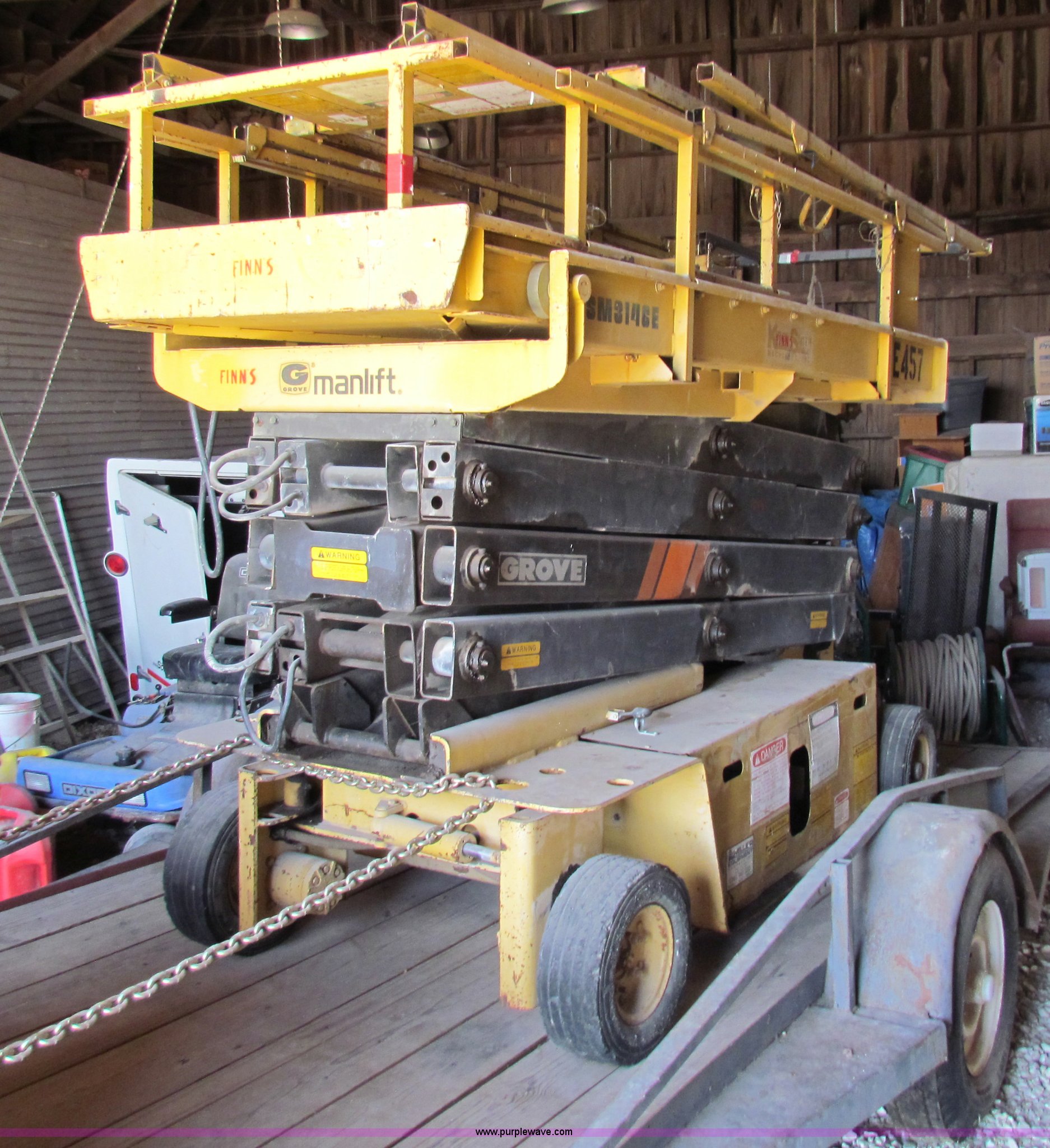 1991 Grove SM3146E electric scissor lift in Winfield, KS | Item AN9914 ...