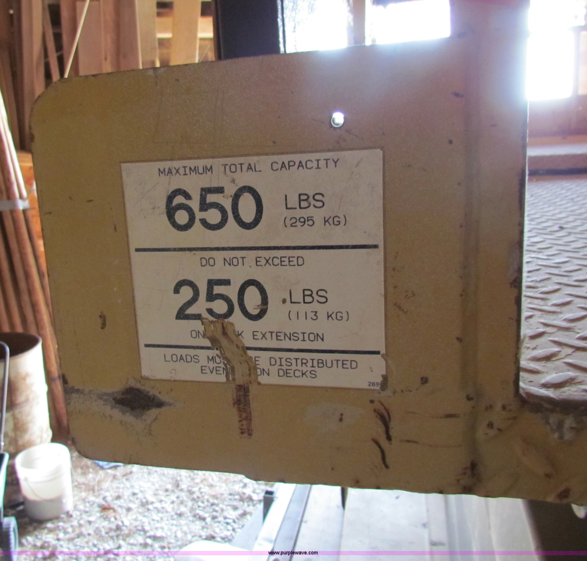 1991 Grove SM3146E electric scissor lift in Winfield, KS | Item AN9914 ...