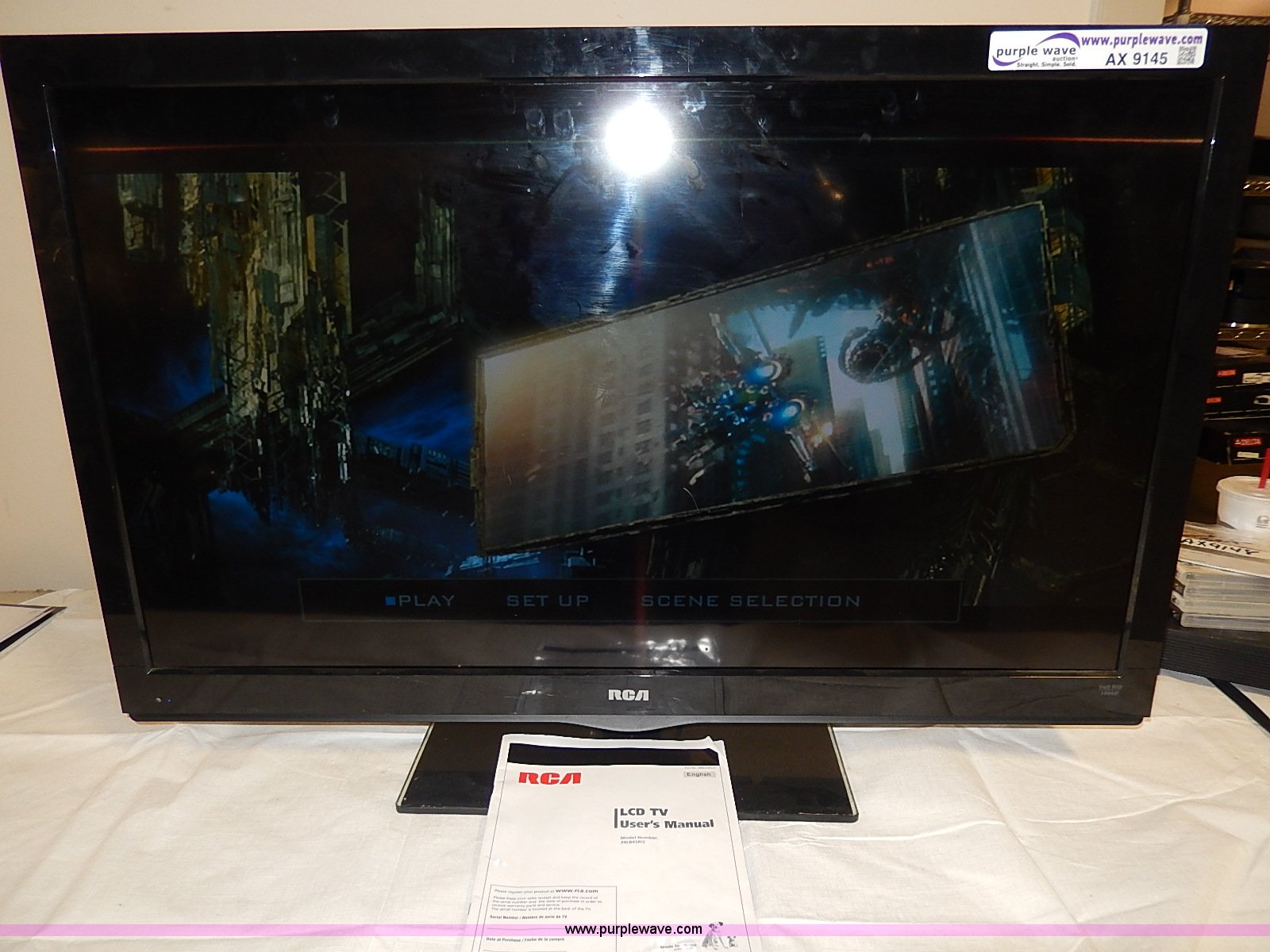RCA 39" LCD Full HDTV in Manhattan, KS | Item AX9145 sold | Purple Wave