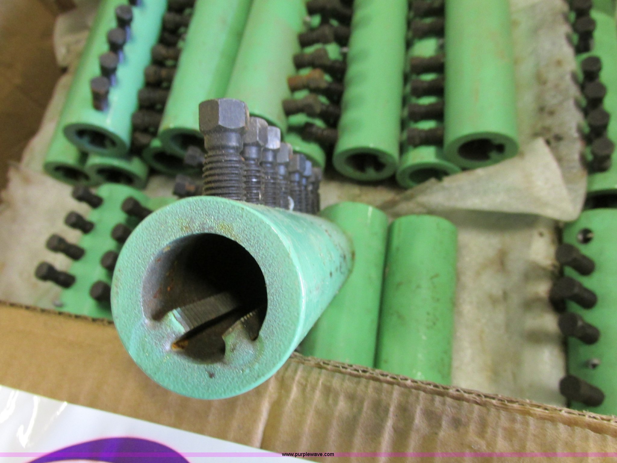 (190) Bar-Lock #6 epoxy coated rebar straight couplers in Raytown , MO ...