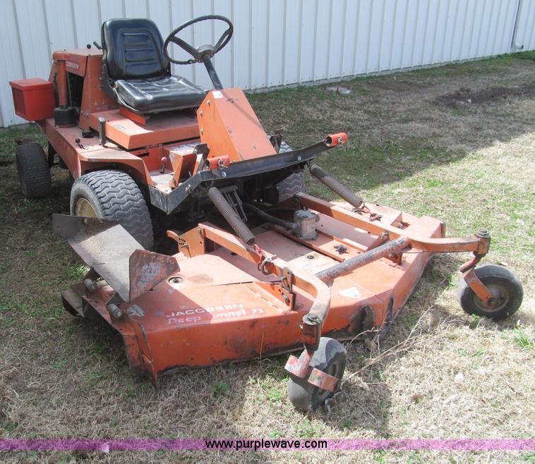 Jacobsen riding lawn mower in Hutchinson, KS | Item I7129 sold | Purple ...