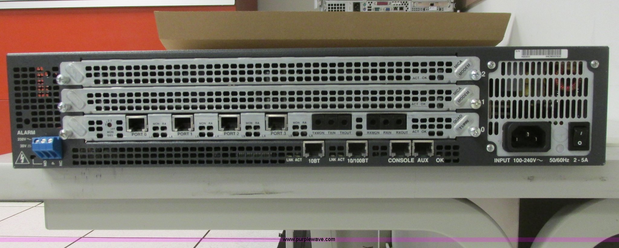 Cisco AS5300 dial-up server in Wichita, KS | Item AZ9747 sold | Purple Wave