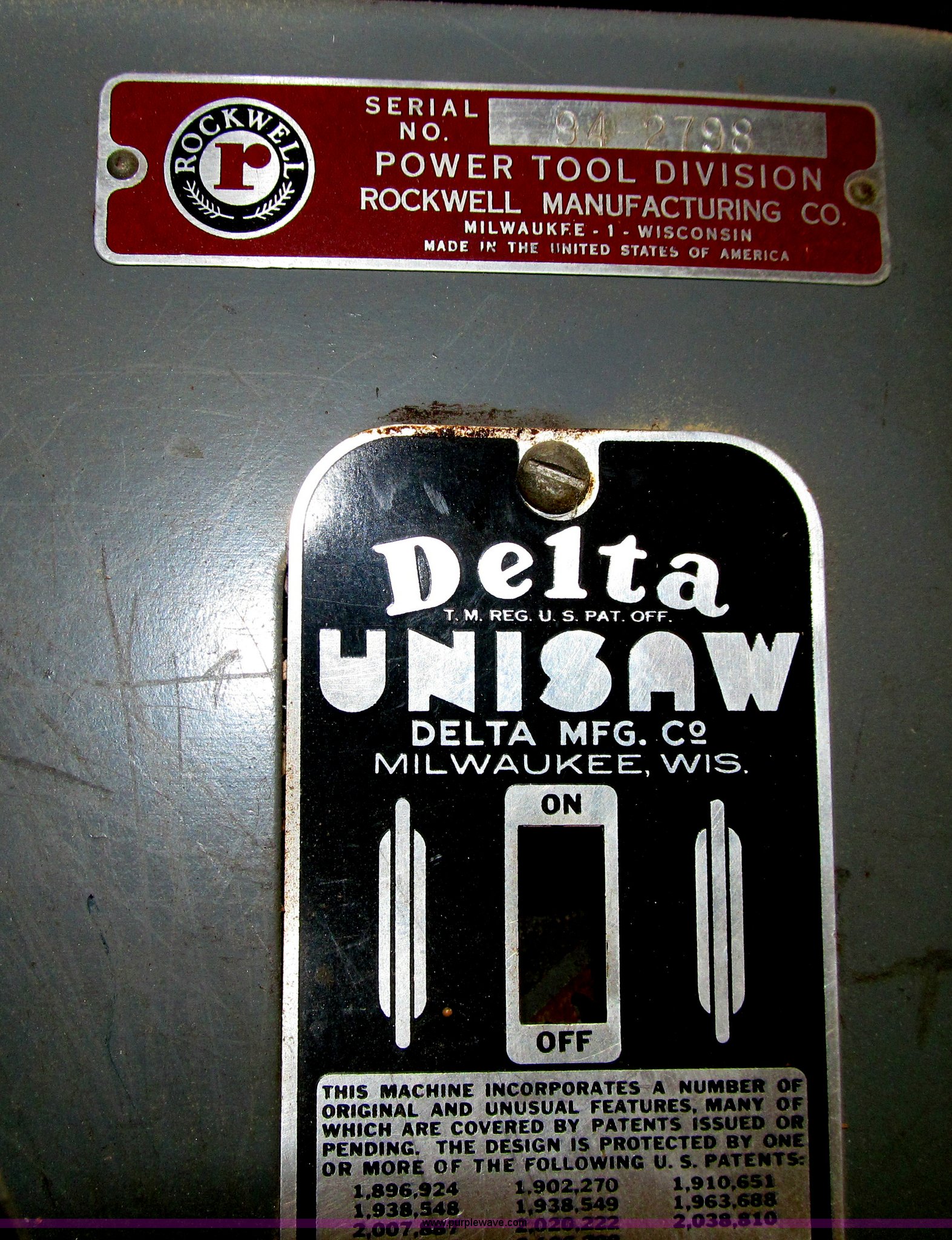 Delta Unisaw table saw in Des Moines, IA | Item R9098 sold | Purple Wave