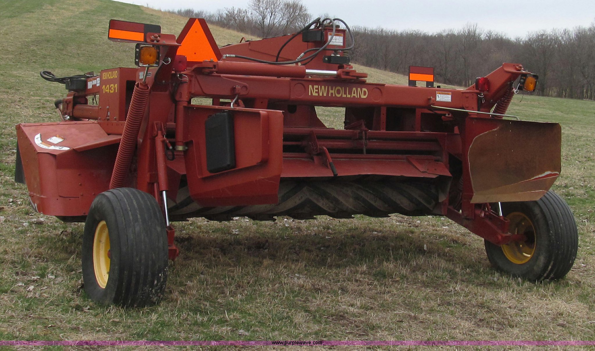 2002 New Holland 1431/25WT discbine mower conditioner in Livonia, MO ...