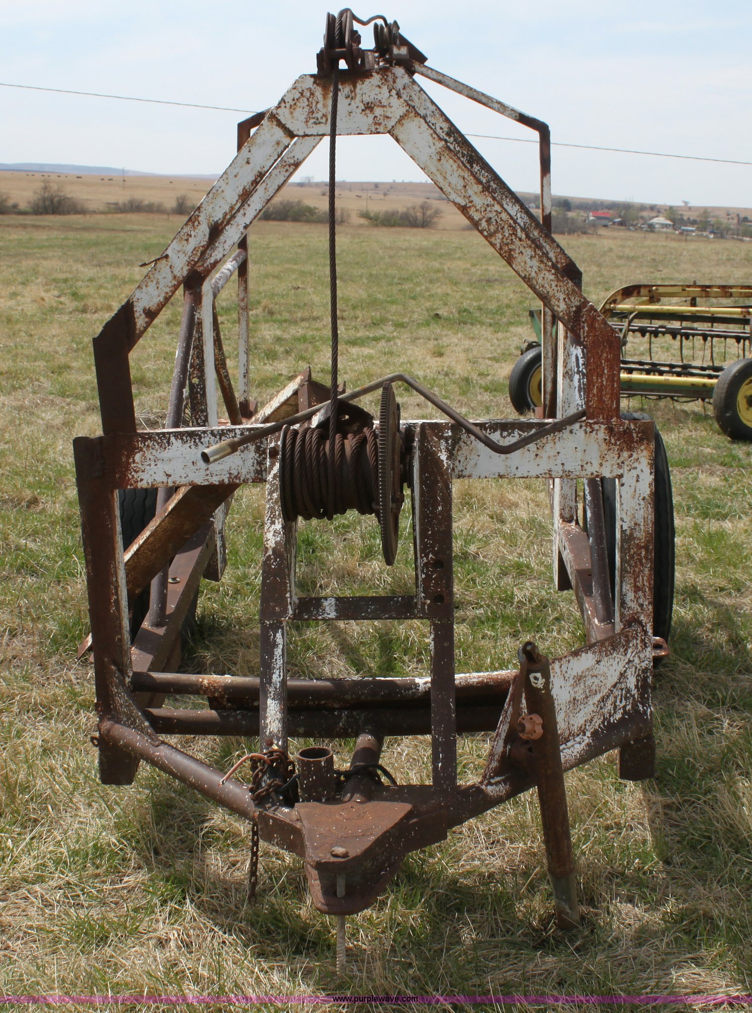 Propane tank lift trailer in Eureka, KS | Item H2122 sold | Purple Wave