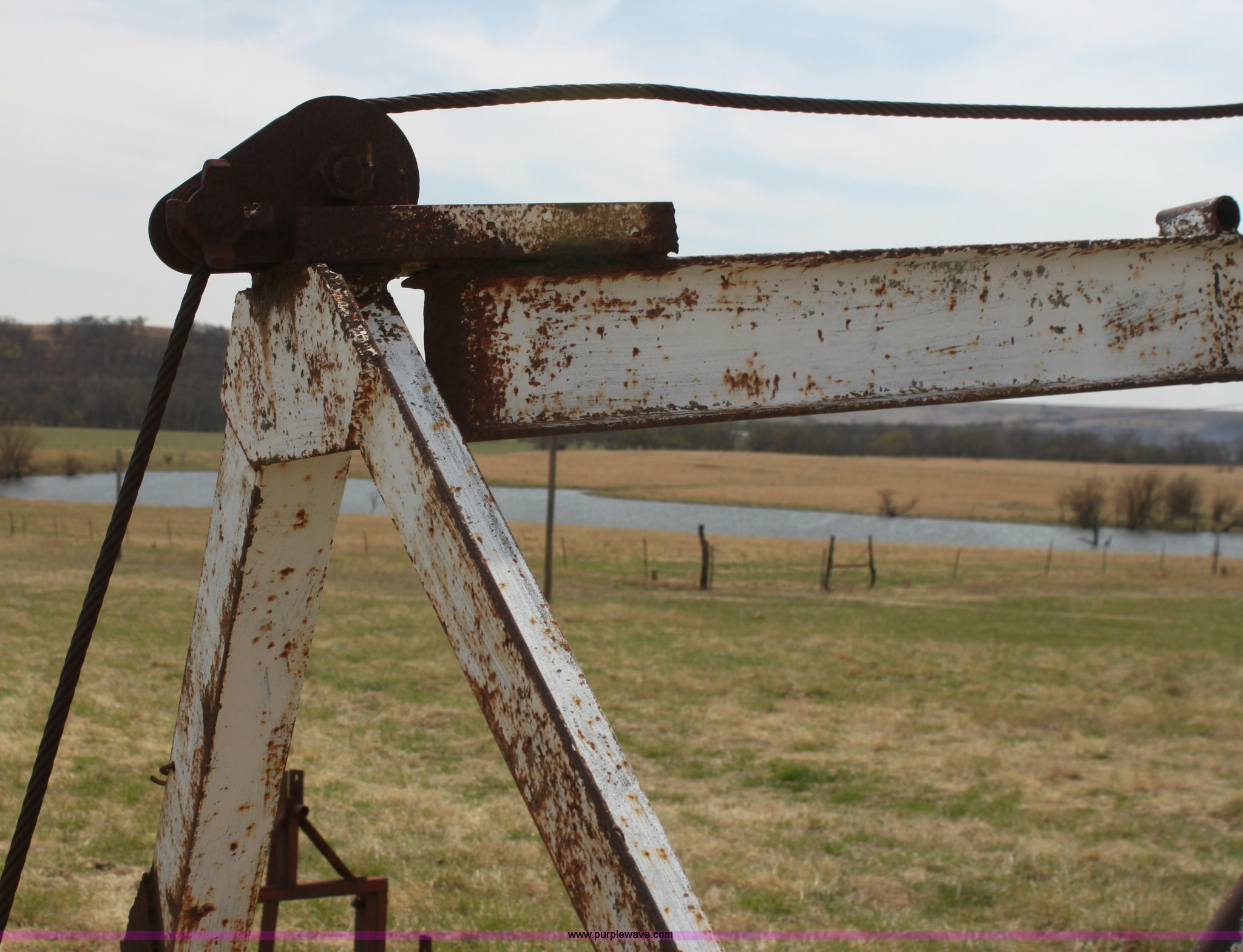Propane tank lift trailer in Eureka, KS | Item H2122 sold | Purple Wave