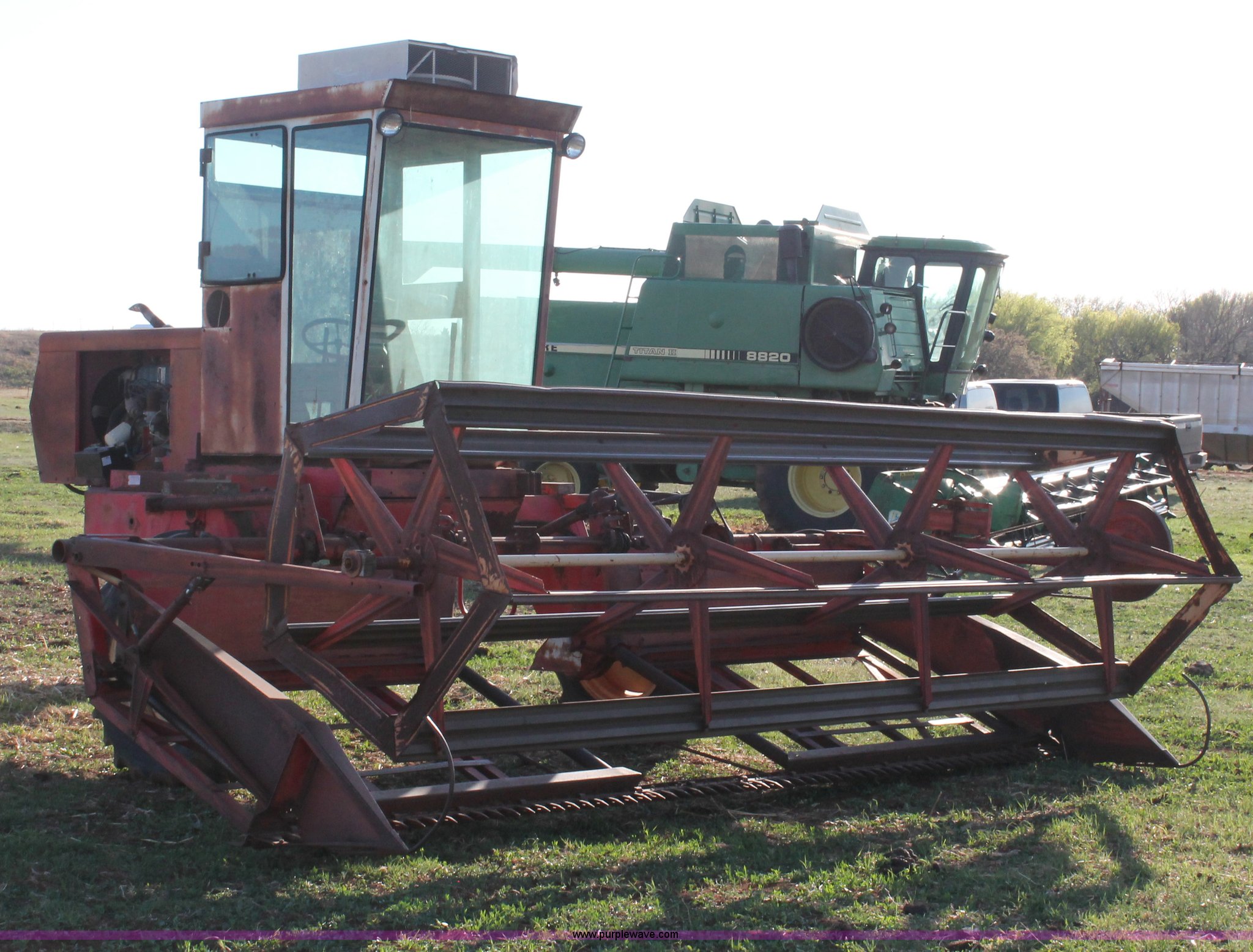 1970 Versatile 400 swather in Cashion, OK | Item H5705 sold | Purple Wave