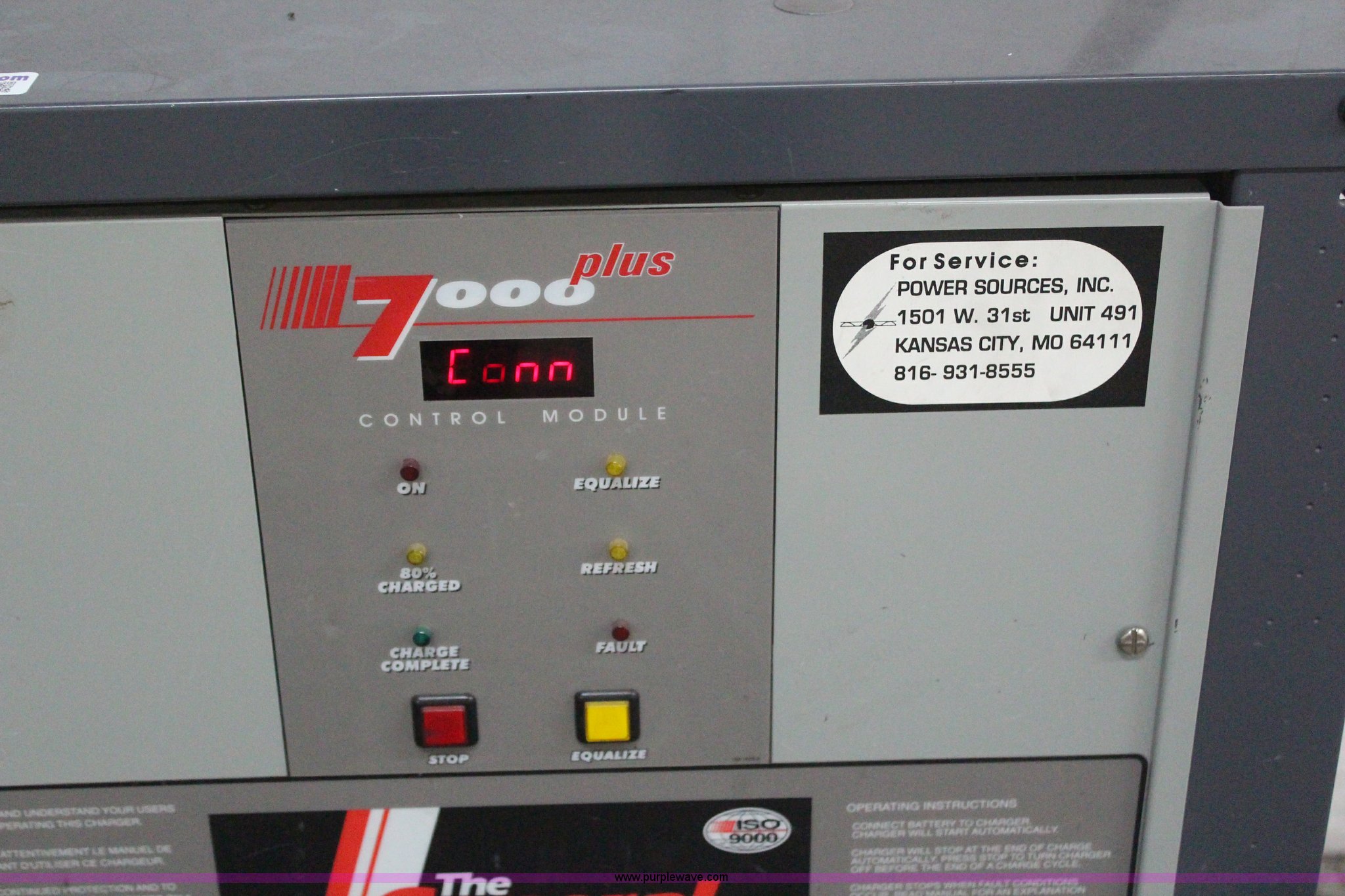 General 7000 plus TGW-18-680 forklift battery charger in Kansas City ...