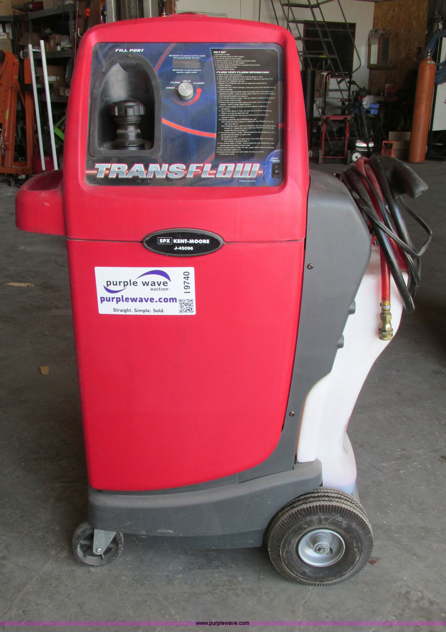 Transflow tranmission flush machine in Goddard, KS | Item I9740 sold ...