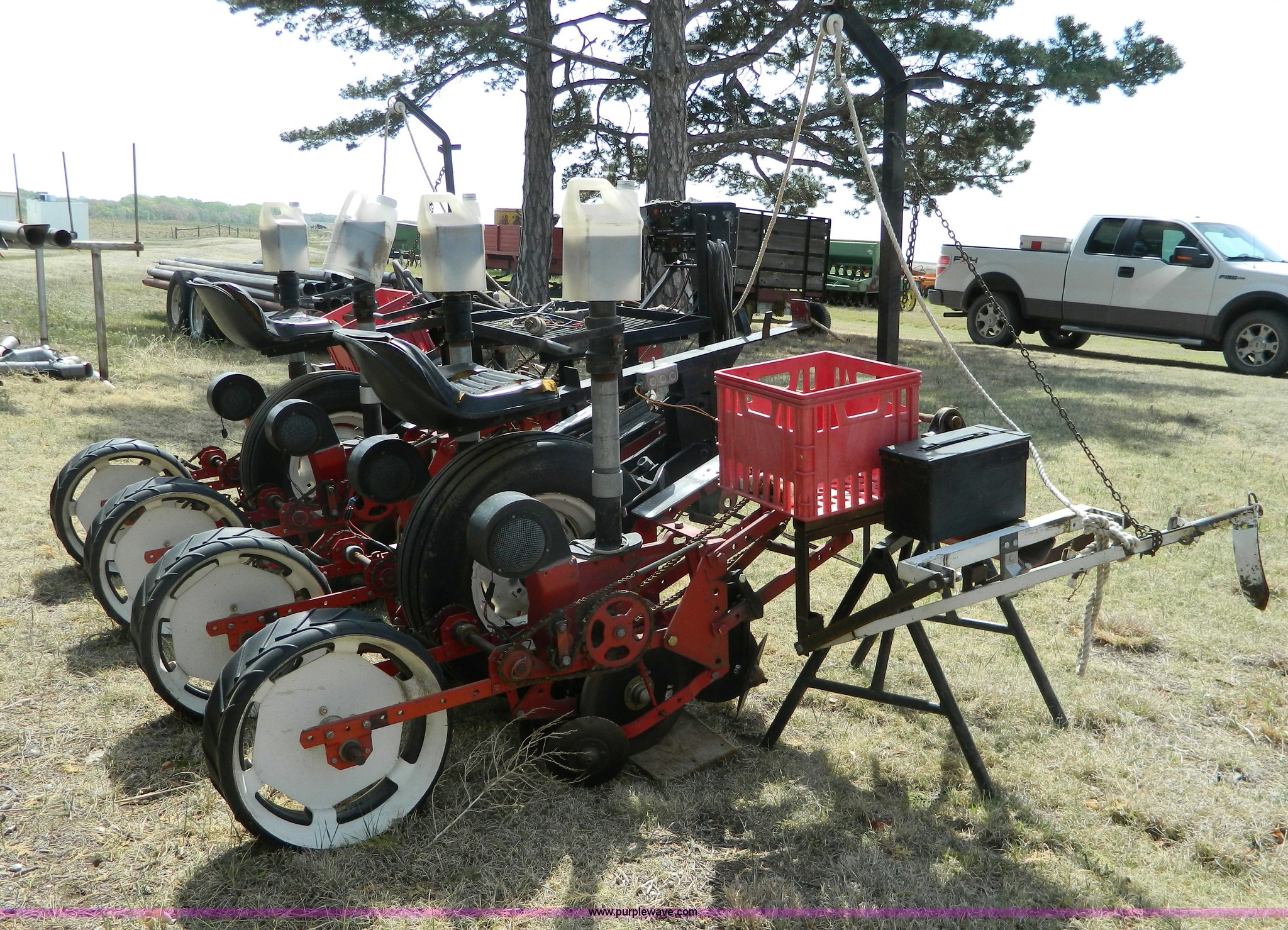White test plot planter in Hays, KS | Item AD9815 sold | Purple Wave