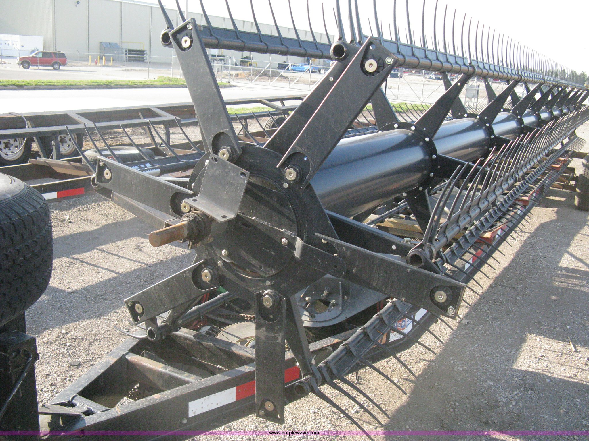 HCC 40' Dynaflex header reel in Hesston, KS | Item AX9783 sold | Purple ...