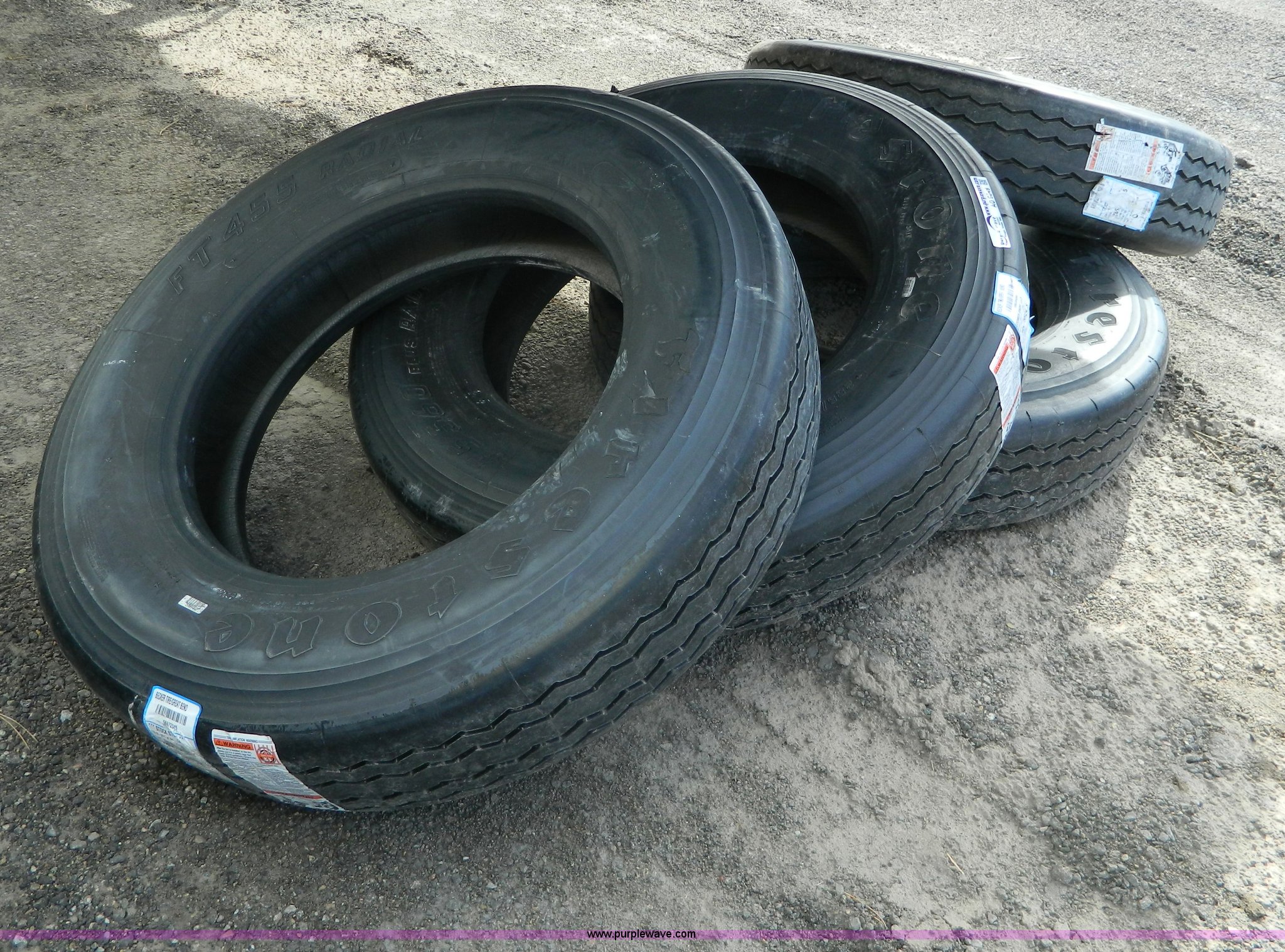 (4) Firestone FT455 radial tires in Phillipsburg, KS | Item AD9849 sold ...